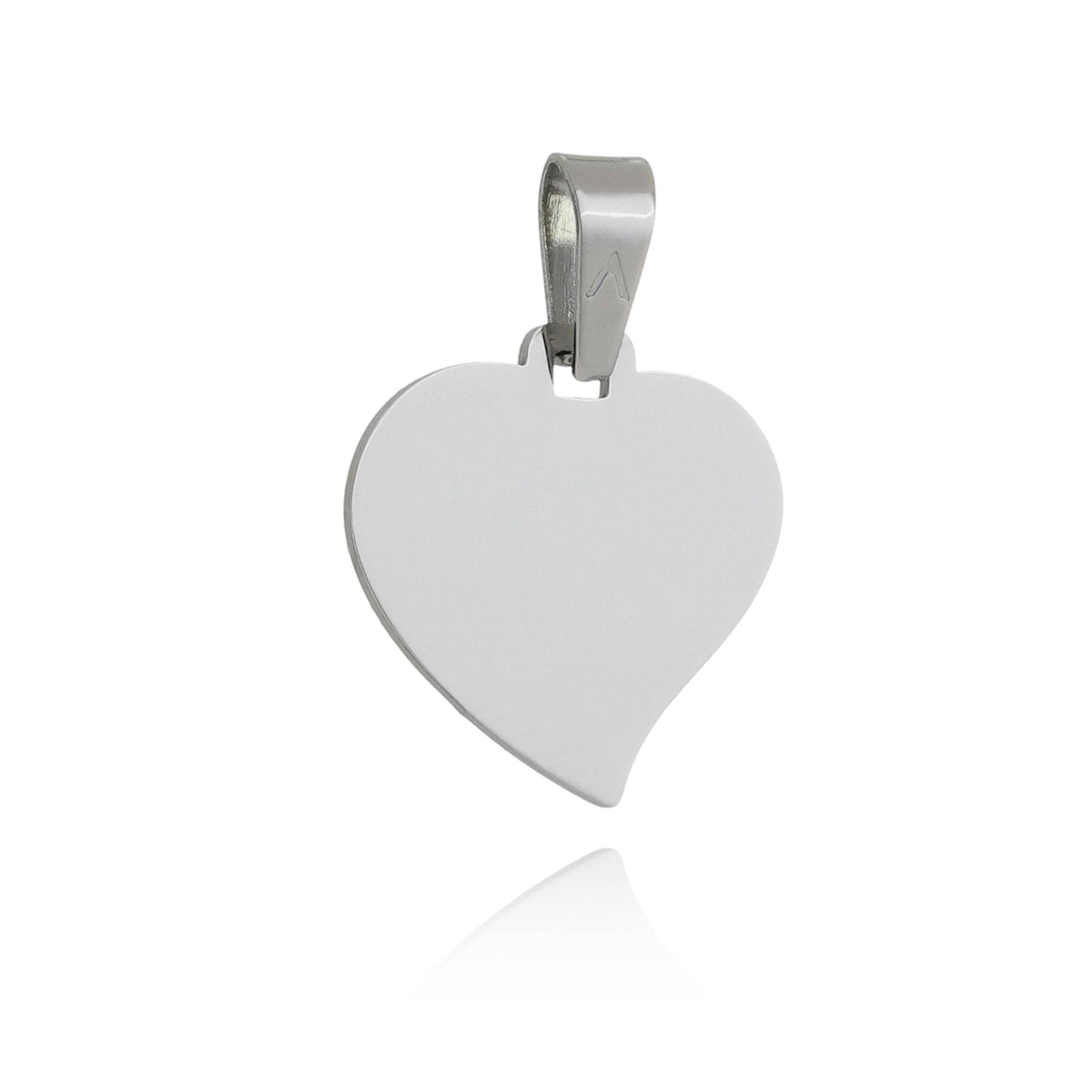Engravable Curved Heart Pendant - Basic – ACIUM USA